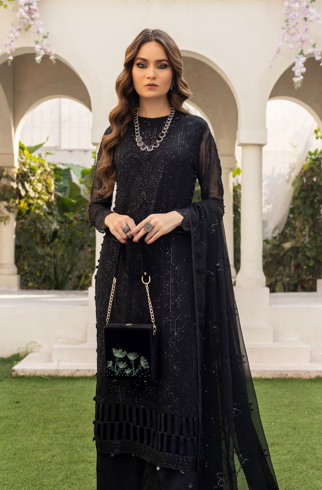 3pc Formal Ready to Wear Dress by Mona C3