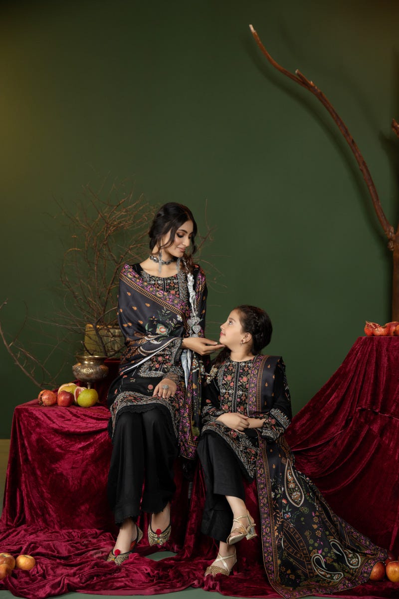 Kids Winter Ready to Wear Shawl Collection by Mona 10