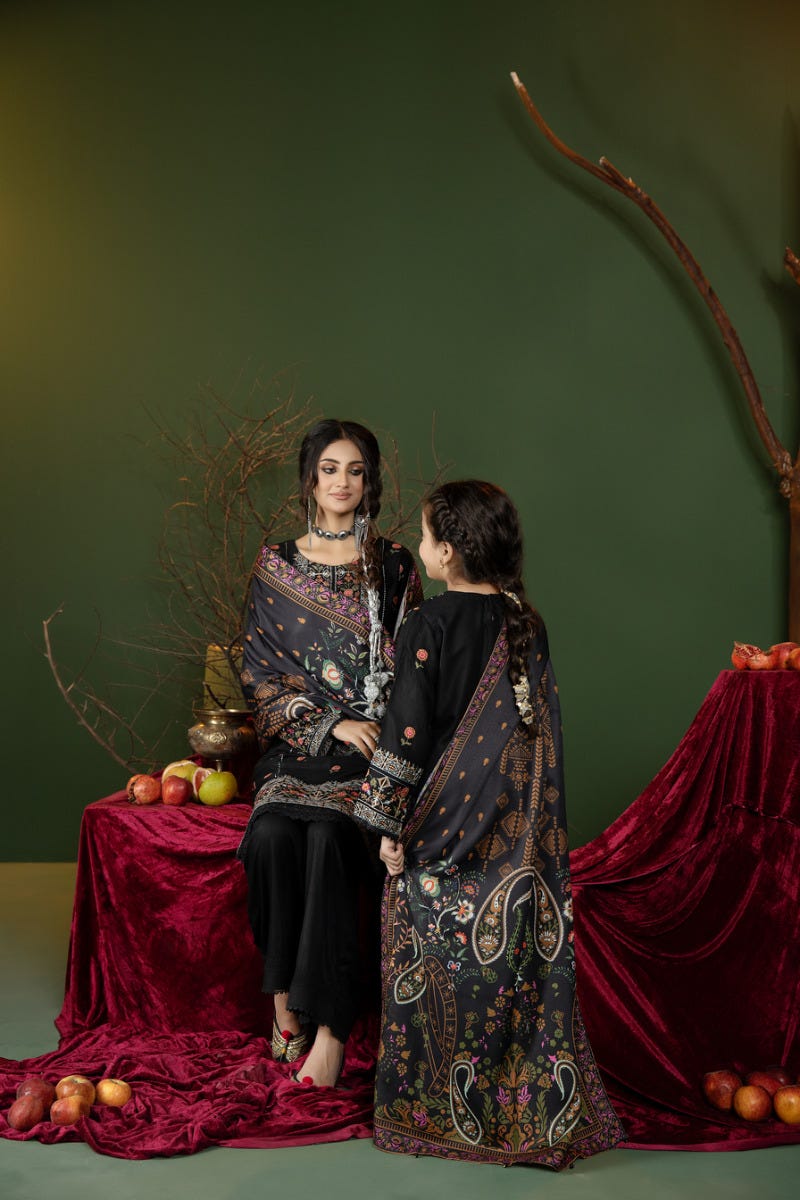 Kids Winter Ready to Wear Shawl Collection by Mona 10