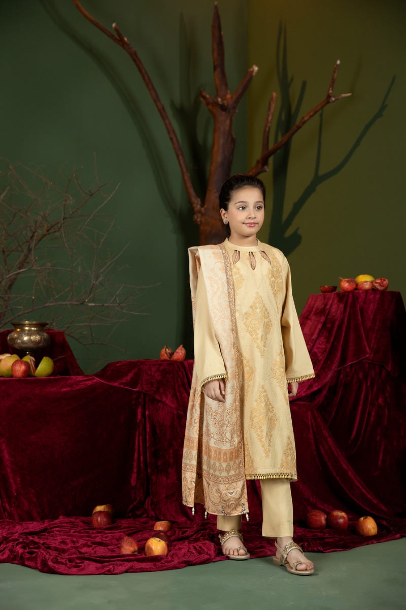 Kids Winter Ready to Wear Shawl Collection by Mona 06