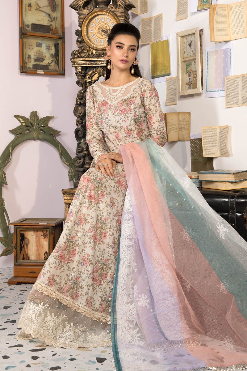 Maria B Ready to Wear Mprints Embroidered Lawn Collection 2A